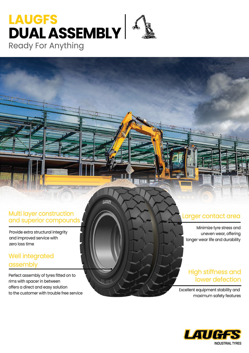 Laugfs Industrial Tyres | Laugfs Rubber – Europe – Industrial Tyres